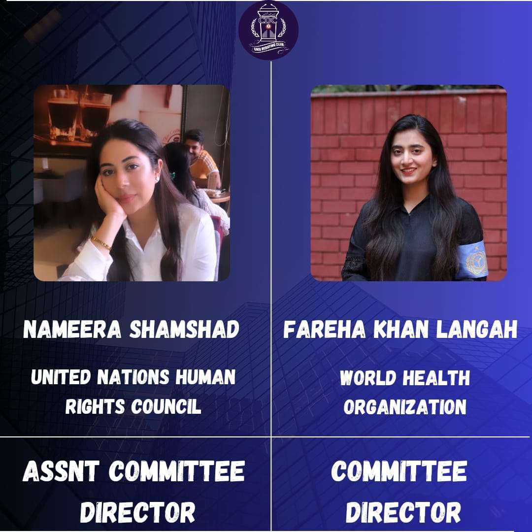 Rashid Latif Khan University Model United Nations – CMH Lahore Medical ...